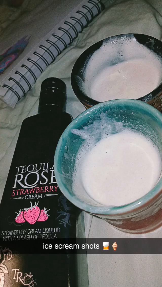 AWBERRY CREAM LIQUEUR STRAWBERRY OF ILA ice scream shots - iFunny