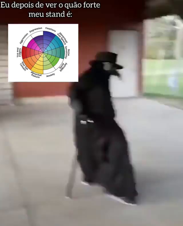 Eu depois de ver o quão forte meu stand é: - iFunny