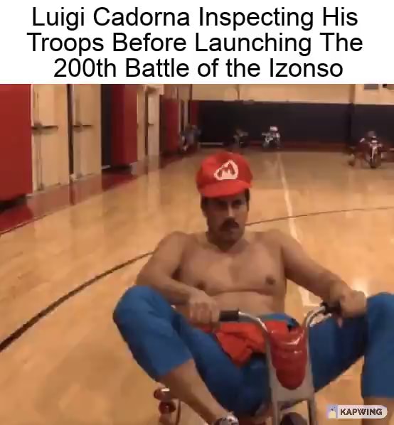 Luigi Cadorna Inspecting His Troops Before Launching The 200th Battle ...