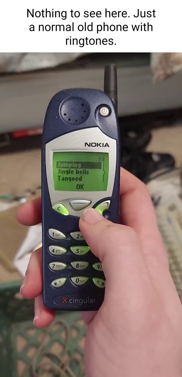 Nothing to see here. Just a normal old phone with ringtones. - iFunny