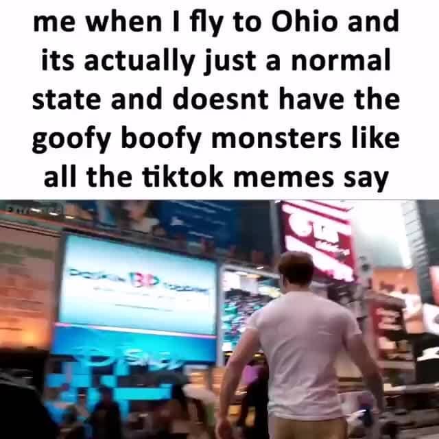 Me when I fly to Ohio and its actually just a normal state and doesnt ...