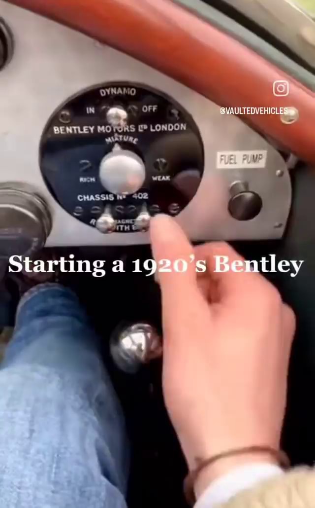 BENTLEY MOTURS LONDON wihtune RE Starting 1920 Bentley - iFunny