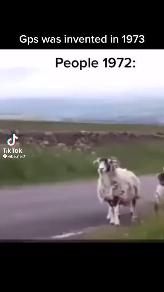 Gps was invented in 1973 People 1972: TikTok - iFunny
