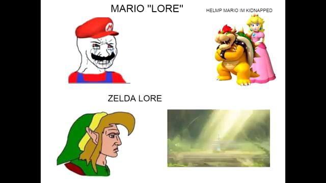 MARIO "LORE" ZELDA LORE - iFunny