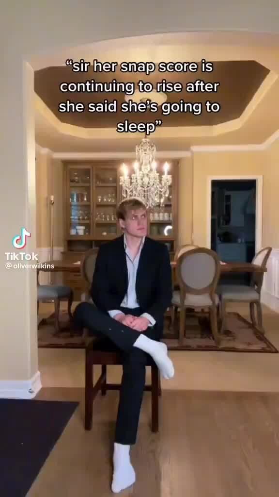 "sir her snap score is continuing to rise after she said she's going to ...