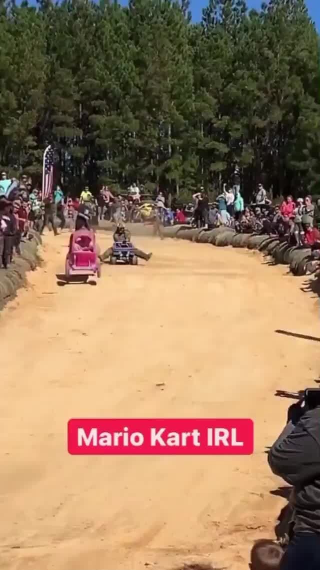 Mario Kart IRL - iFunny