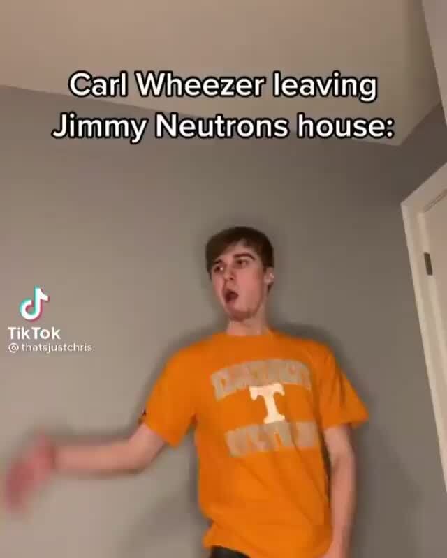 Carl Wheezer leaving Jimmy Neutrons house: Tik Tok - iFunny