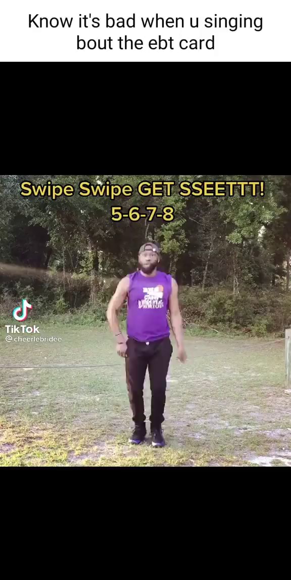 Know it's bad when u singing bout the ebt card - iFunny