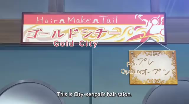 Male Gold This is City senpai's hair salon - iFunny