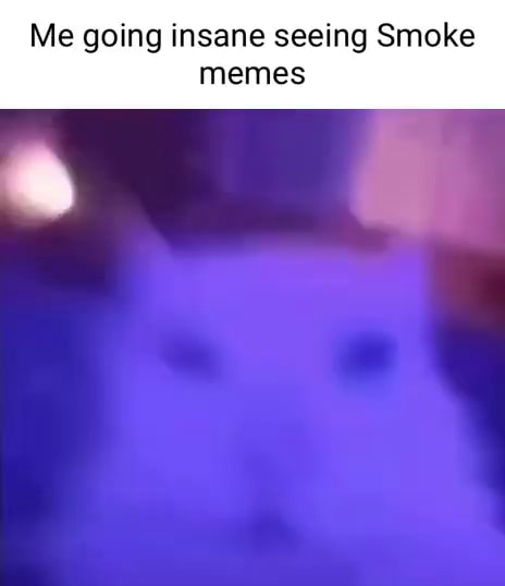 Me going insane seeing Smoke memes - iFunny