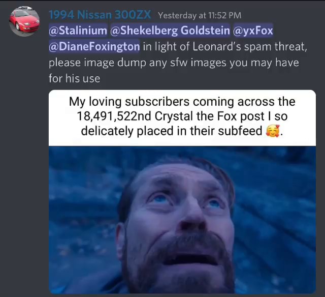 Yesterday at PM @Stalinium @Shekelberg Goldstein @yxFox @DianeFoxington ...