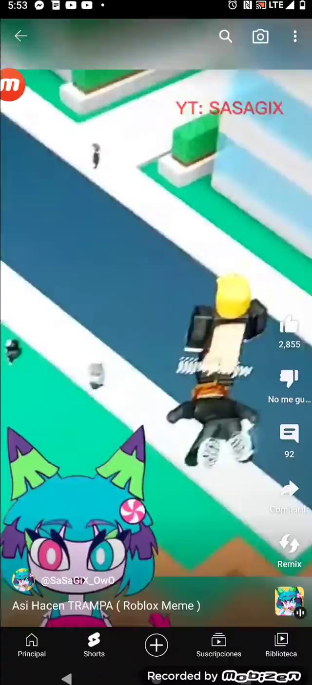 Wsiltead Yt Sasagix 2855 No Me Gu 92 Remix Oe I Asi Roblox Meme Principal Shorts