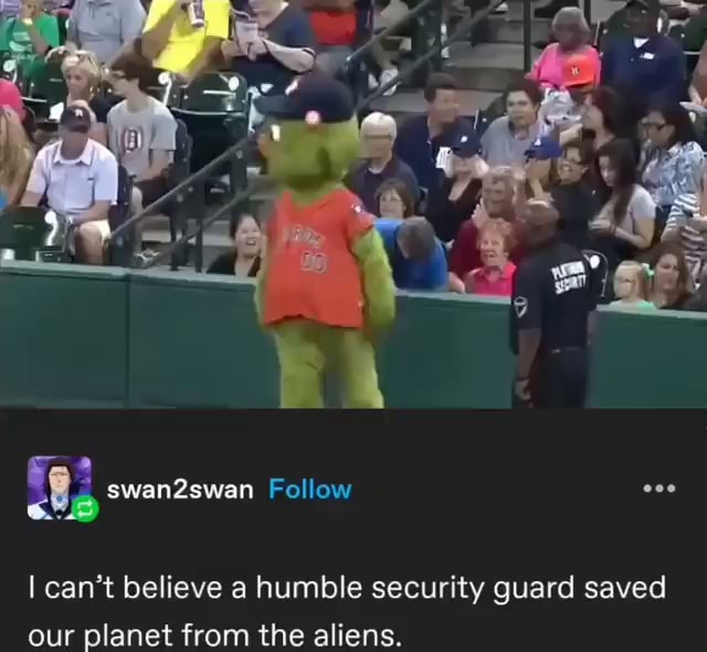 I can't believe a humble security guard saved our planet from the ...