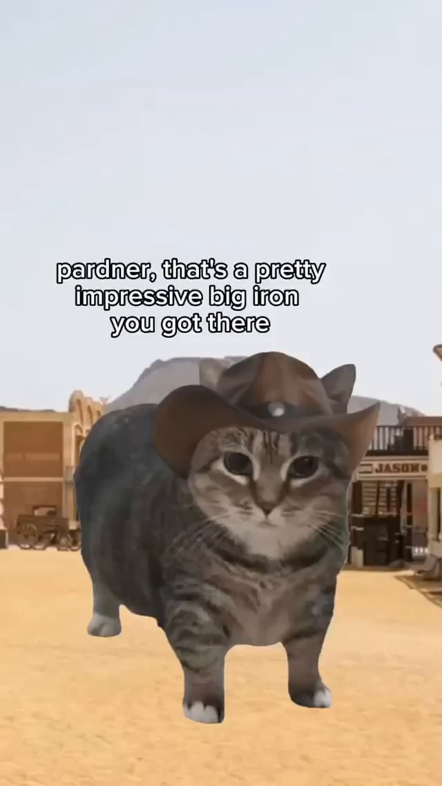 Pardner, that's @ pretty impressive big you got there - iFunny