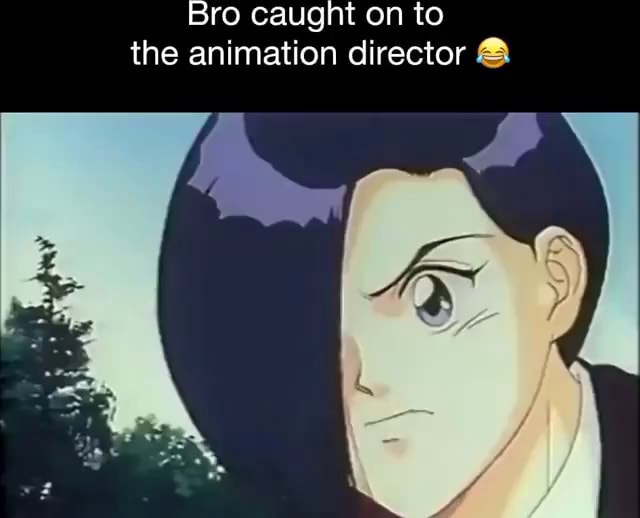 Bro caught on to the animation director - iFunny