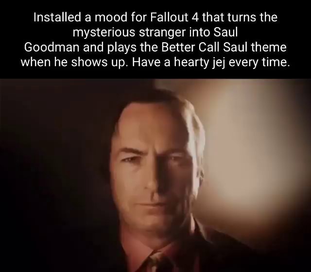Installed a mood for Fallout 4 that turns the mysterious stranger into ...