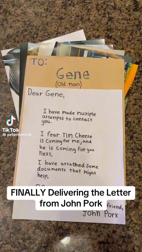 TO: Gene (Qld man) Dear Gene, TikTol T have mode huttiple OttemPts to ...