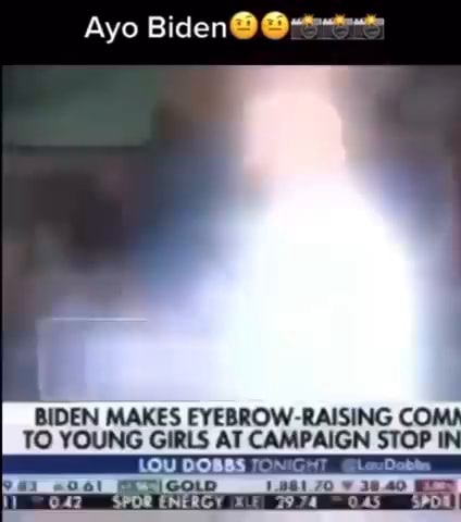 Ayo BIDEN MAKES EYEBROW -RAISING CO TO YOUNG GIRLS AT CAMPAIGN STOP ...