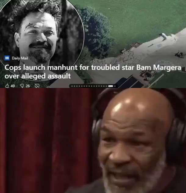 Cops lacnch manhunt for troubled star Bam Margera over alleged assault ...