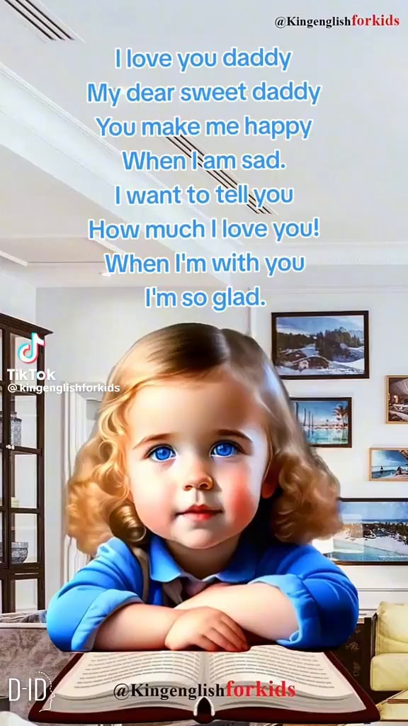 @Kingenglishforkids love you daddy My dear sweet daddy You make me ...