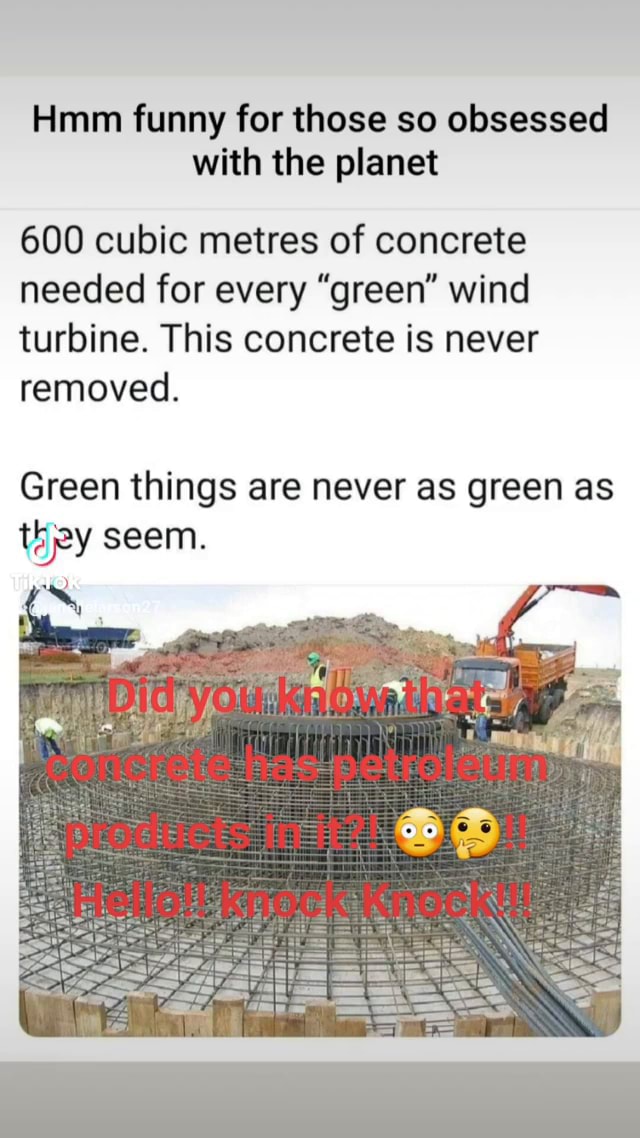 Hmm funny for those so obsessed with the planet 600 cubic metres of ...