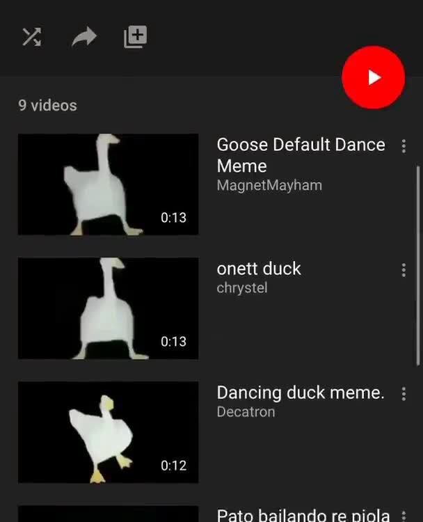 Goose Goose Swiish C Goose Default Dance Meme MagnetMayham onett duck ...