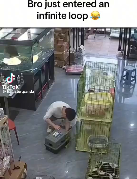 Bro just entered an infinite loop I - iFunny