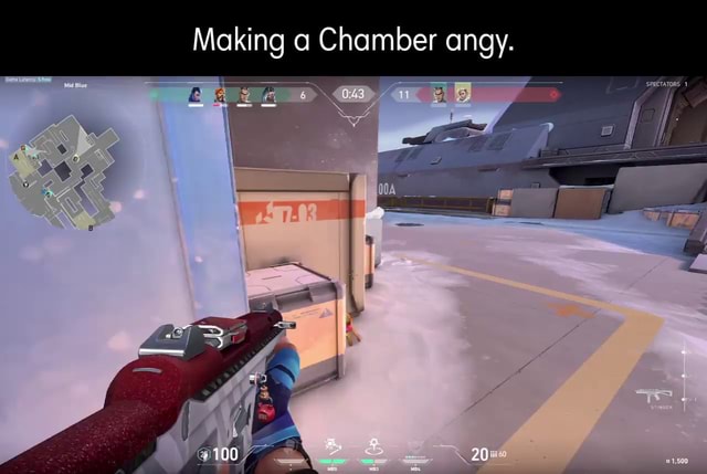 Making a Chamber angy. - iFunny