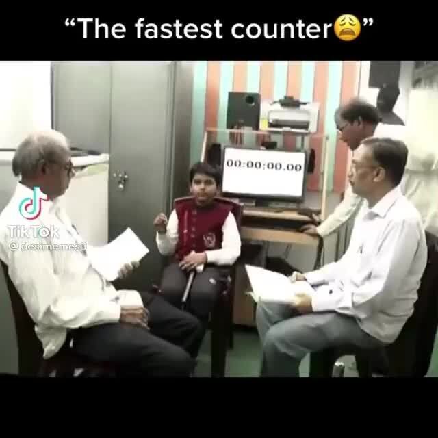 "The fastest counter@" " gt - iFunny