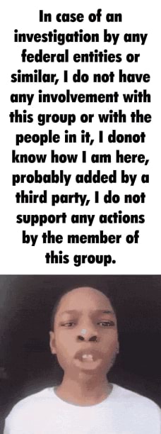 In case of an investigation by any federal entities or similar, I do ...