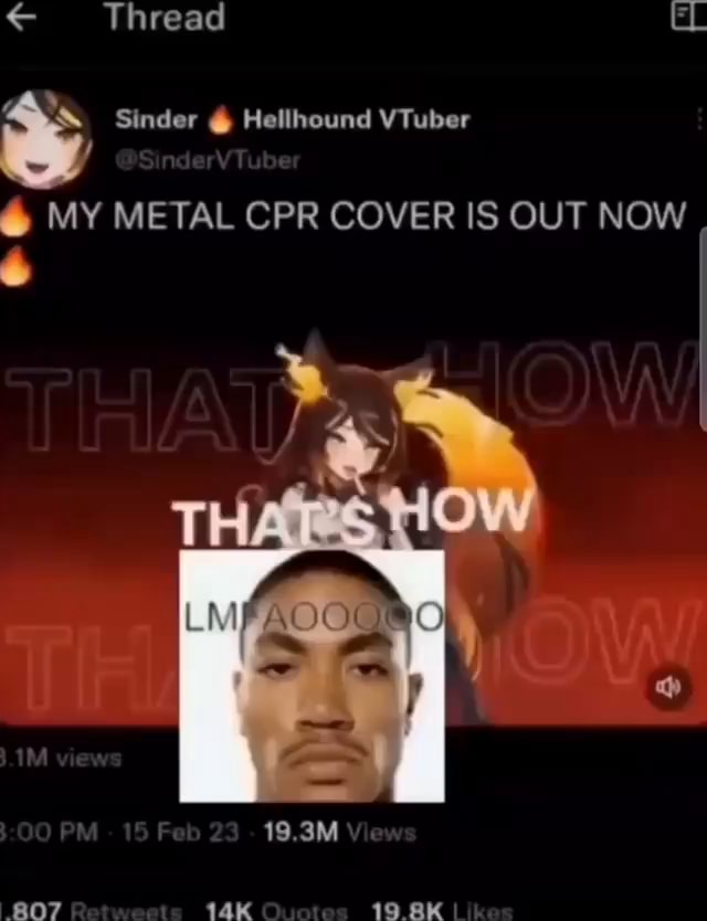 Thread EL Sinder Hallheund VTuber MY METAL CPR COVER IS OUT NOW OO 19 ...