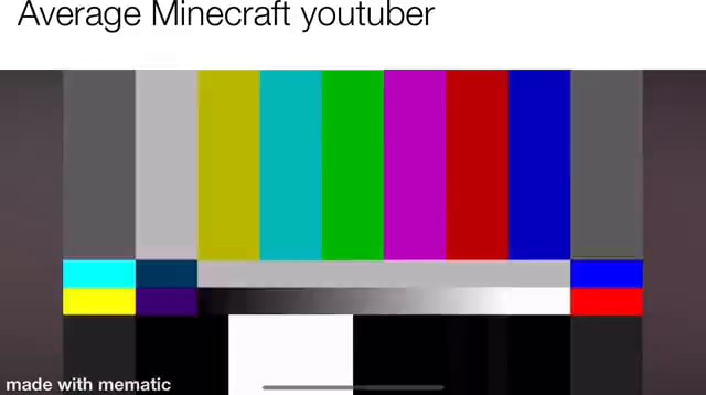 Average Minecratt youtuber - iFunny