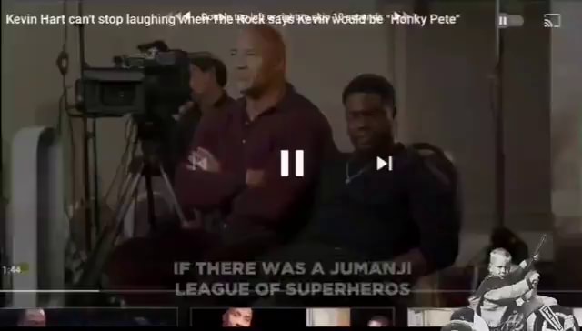 Kevin Hart cantt stop laughing hehe 'Roek Ke "Ptenky Pete" ll rl IF ...