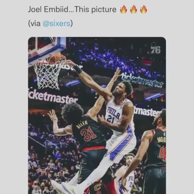 Joel Embiid...This picture (via - iFunny