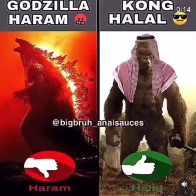 GODZILLA KONG as II HALAL @bigbruh_analsauces - iFunny