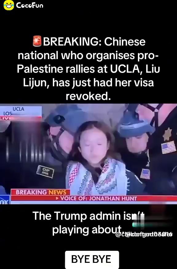 CoceFun BREAKING: Chinese national who organises pro- Palestine rallies ...