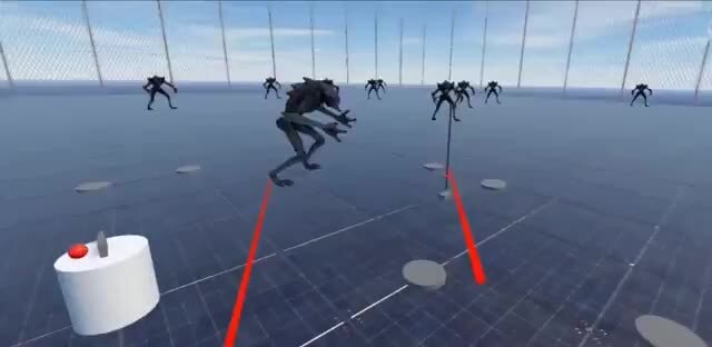 Would you enter TheCage and fight waves of baddies in VR? - iFunny