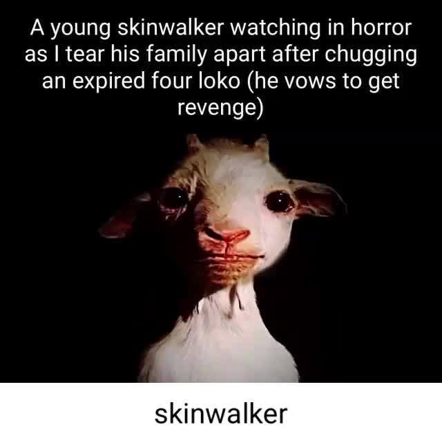 A young skinwalker watching in horror as I tear his family apart after ...