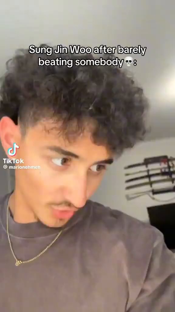 Sung Jin Woo after barely beating somebody * : TikTok ma vongnmer - iFunny