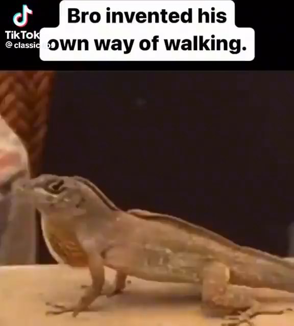 TikTok{ I Bro invented his own way of walking. - iFunny