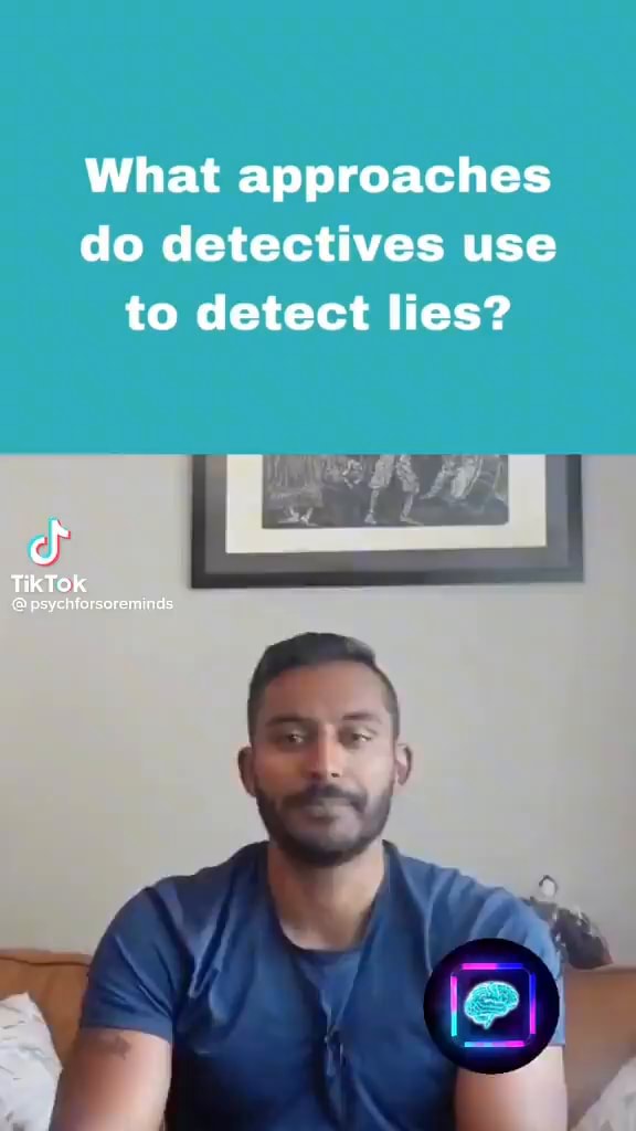 What approaches do detectives use to detect lies? TikToK ...