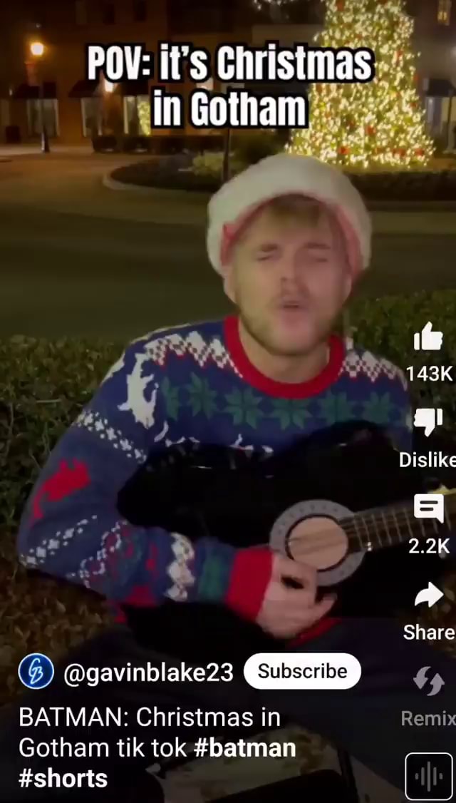 POV: it's Chrisimas in Gotham @gavinblake23 BATMAN: Christmas in Remix ...