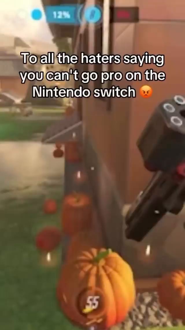Er To all the haters saying you can't go pro on the Nintendo switch ...