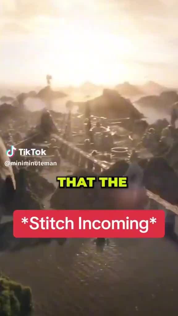 Ch TikTok inimindteman THAT THE I *Stitch Incoming* I - iFunny