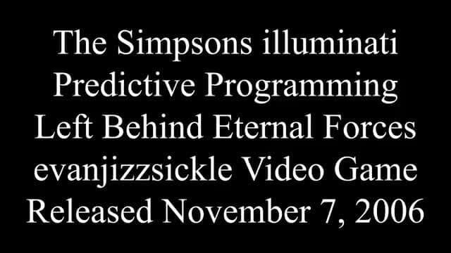 This isn't a prediction, the Simpsons creators are masons and they're ...