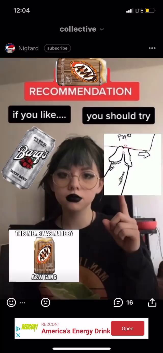 LTE collective Nigtard ( subscribe you should try America's Energy rink ...