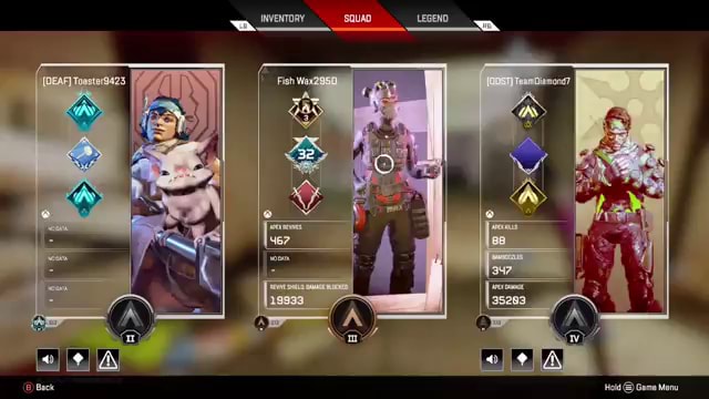 New leaked Mirage buff? - INVENTORY SQUAD LEGEND. Fish aN Back Hold ...