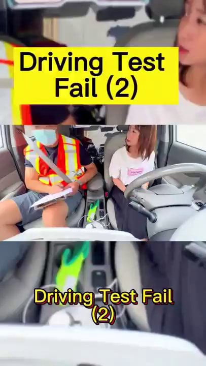 Driving Test Fall - iFunny