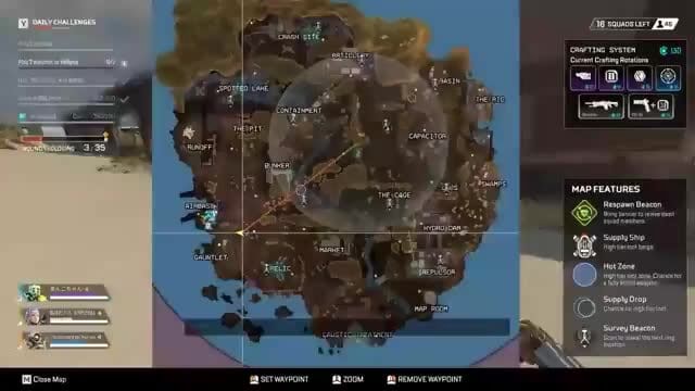 Close Map CRASH SITE, SSPOTIED LAKE CONTAINMENT FUNOFF!, I " > Wsnanrs ...