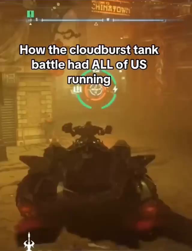 How the cloudburst tank battle had ALL of US running - iFunny